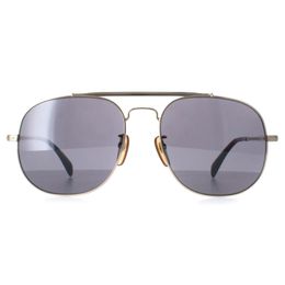 David Beckham DB7004/S J5G T4 Gold-Silber-Sonnenbrille