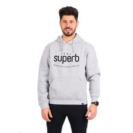 Super B Icon SU1087 Langarm-Kapuzenpullover f&uuml;r M&auml;nner