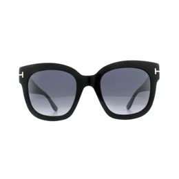 Tom Ford Sonnenbrille 0613 Beatrix 01C Gl&auml;nzend schwarz rauchgrau spiegeln