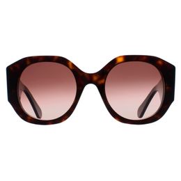 Chlo&eacute; Chloe Rund Damen Dunkel Havanna Braun Farbverlauf CH0234S