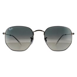 Ray-Ban Square Unisex Gunmetal Dark Grey Gradient Sonnenbrille