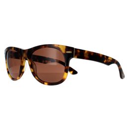 Serengeti Square Unisex Gl&auml;nzend Schildkr&ouml;te Havanna Mineral Polarisiert 555nm Gr&uuml;n Foyt Gro&szlig;