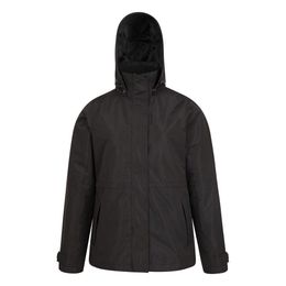 Mountain Warehouse Womens/Ladies Fell 3 in 1 Wasserdichte Jacke (Schwarz)