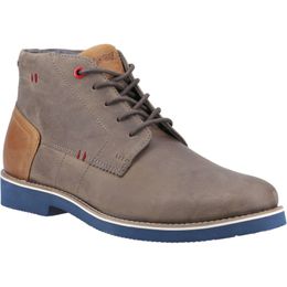 Pod Aries Leder Herrenstiefel Grau