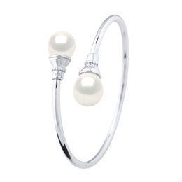 YOU & ME Armband S&uuml;&szlig;wasserperle 11-12 mm Wei&szlig; 925