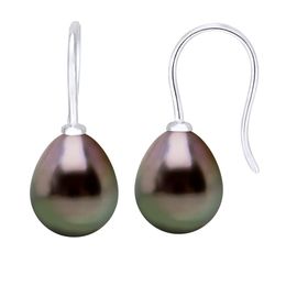 Ohrringe Echte Tahiti-Zuchtperlen Birne 8-9 mm
