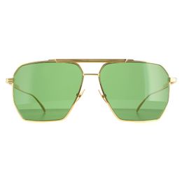 Bottega Veneta Carr&eacute; Femmes Gold Green BV1012S