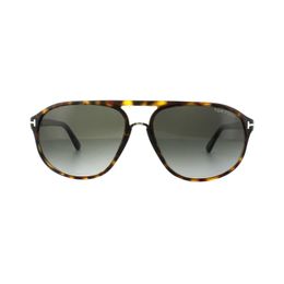 Tom Ford Sonnenbrille 0447 Jacob 52B Dunkel Havanna Rauch Grau Gradient