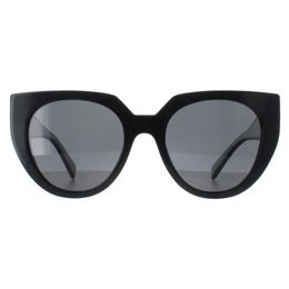 Prada PR14WS 09Q5S0 schwarz und Talk dunkelgrau Sonnenbrille