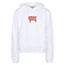 Off-White Graffiti Farbe Logo Wei&szlig; Hoodie
