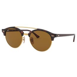 Ray-Ban Clubround Double Bridge Sonnenbrille Unisex Erwachsene RB43469903351