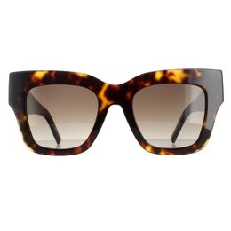 HUGO BOSS Square Damen Havanna Braun Farbverlauf BOSS 1386/S