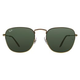 Ray-Ban Square Unisex Gold G-15 Gr&uuml;n RB3857 Frank