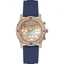 Guess W1098L6 Konfetti Konfetti Glitter Zifferblatt Damenuhr