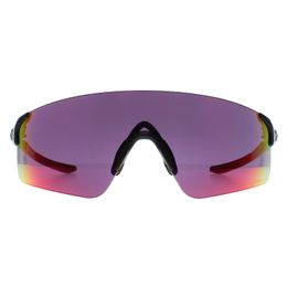 Oakley Wrap Mens poliert schwarz Prizm Stra&szlig;e EV Null Klingen
