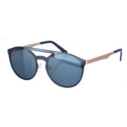 Unisex ALEX Ovale Metall-Sonnenbrille