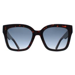 Marc Jacobs Square Damen Gl&auml;nzend Dunkel Havanna Blau Gradient MARC 658/S