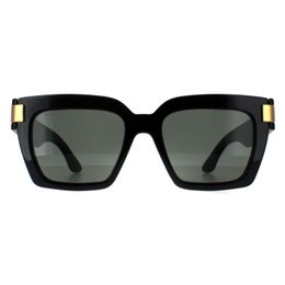 Gucci Square Womens Schwarz mit Gold Grau GG1689S