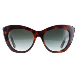 Salvatore Ferragamo Cat Eye Damen Schildpatt Grau Gradient SF1022S