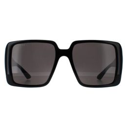 Gucci Square Womens Schwarz mit Gold Grau GG1692S