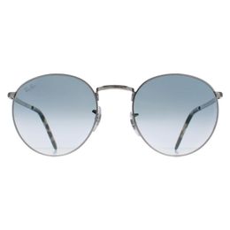 Ray-Ban Rund Unisex Silber Blau Gradient RB3637 Neu Rund