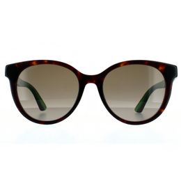 Lunettes de soleil Gucci GG0702SKN 003 Havana avec gradient vert et brun rouge