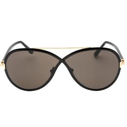 Tom Ford Rickie FT1007 01A Schwarze Sonnenbrille