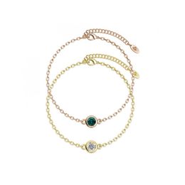 Geburtsstein-Armband - Gold, Rose Gold und Multi