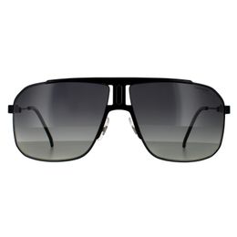 Carrera Rectangle Mens Schwarz Grau Gradient Polarisierte Sonnenbrille