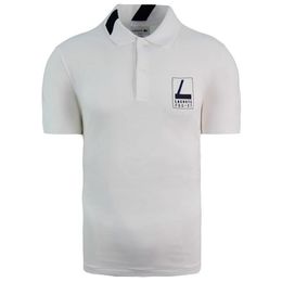 Lacoste FRA-27 Slim Fit Herren wei&szlig;e Poloshirt