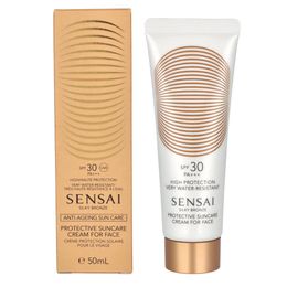 SENSAI Silky Bronze Sun Care Cream For Face SPF30.