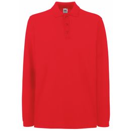 Fruit of the Loom Herren Premium Langarm-Poloshirt