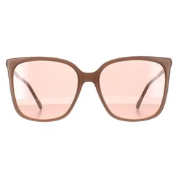Jimmy Choo Square Damen Nude Rosa Flash Silber Spiegel SCILLA/S
