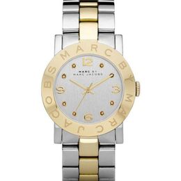 Marc Jacobs MBM3139 AMY Silber zweifarbige Damenuhr