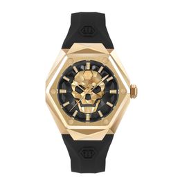 Philipp Plein $kull Spikes Damen Schwarz Uhr PWADA0224