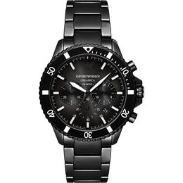 Emporio Armani Diver Schwarz Herren Armbanduhr AR70010