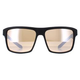 Dragon Square Mens Matte Black Lumlens Silver Ionized Space