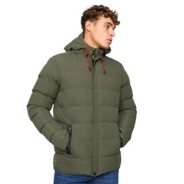 CrossHatch - "Kampleys" Steppjacke f&uuml;r Herren (Oliv)