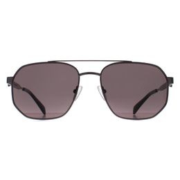 Alexander McQueen Pilotenbrille Unisex Ruthenium Grau AM0458S