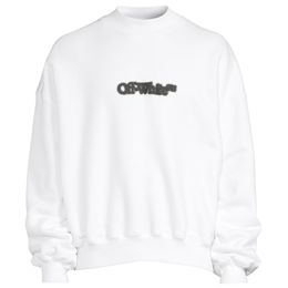 Off-White Blurr Buch &uuml;ber wei&szlig;es Sweatshirt in &Uuml;bergr&ouml;&szlig;e