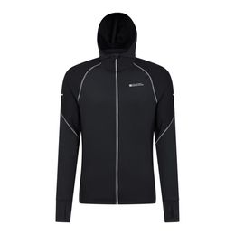 Mountain Warehouse - "Control II" Kapuzenpullover f&uuml;r Herren - Laufen (Schwarz)