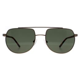 Calvin Klein Aviator Herren Mattes Hellgold Gr&uuml;n CK20301S
