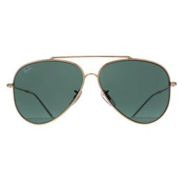 Ray-Ban Aviator Unisex Gold Gr&uuml;n RB0101S Zur&uuml;ck