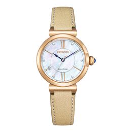 Citizen Damenbeige Uhr EM1073-18D