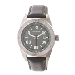 Morphic M63 Series Uhr mit Lederarmband und Datum