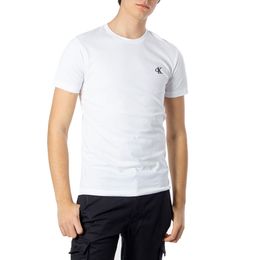 Calvin Klein Jeans Herren T-Shirt in Wei&szlig;