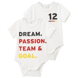 Topomini 2 Baby Bodys im Fu&szlig;ball-Design