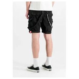 Shorts Alpha Industries "Utility Short", Herren, Gr. 38, Normalgr&ouml;&szlig;en, schwarz, Obermaterial: 98% Baumwolle, 2% Elastan, Hosen Shorts