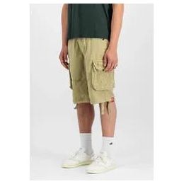 Shorts Alpha Industries "Jet Short", Herren, Gr. 40, Normalgr&ouml;&szlig;en, gr&uuml;n (light olive), Obermaterial: 100% Baumwolle, Hosen Shorts