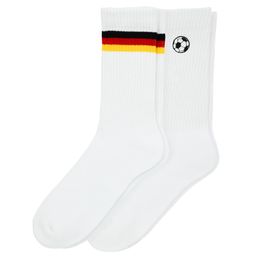 VanVaan 2 Paar Socken im Fu&szlig;ball-Design